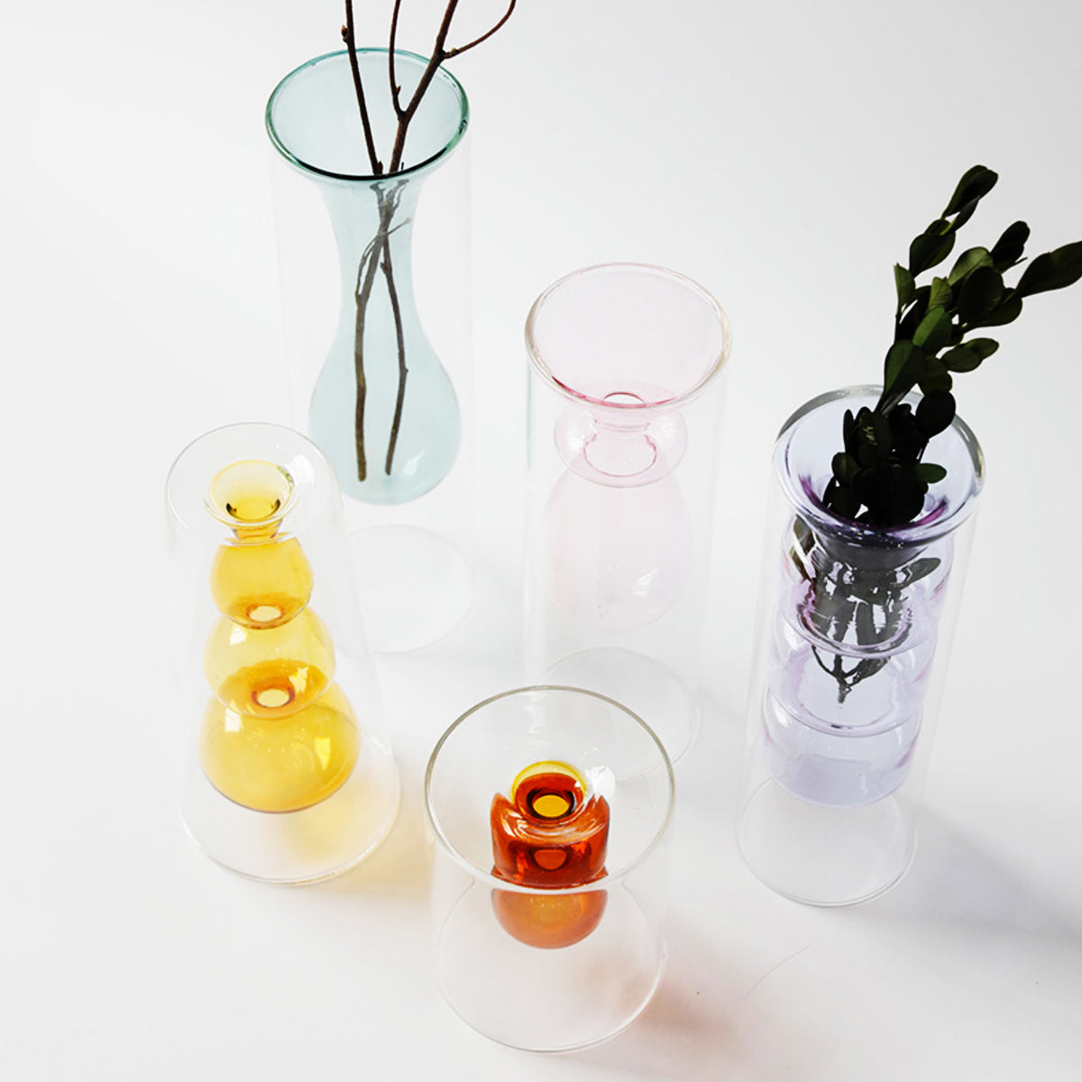 Bubbly Glass Vases – CYL