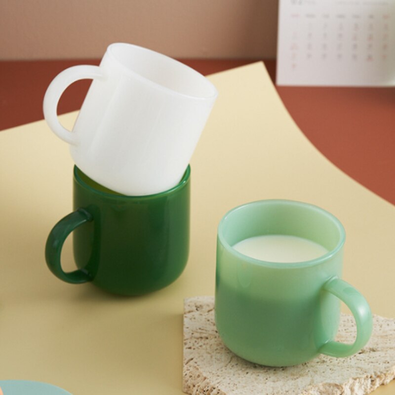 Retro Jade Glass Mug – CYL