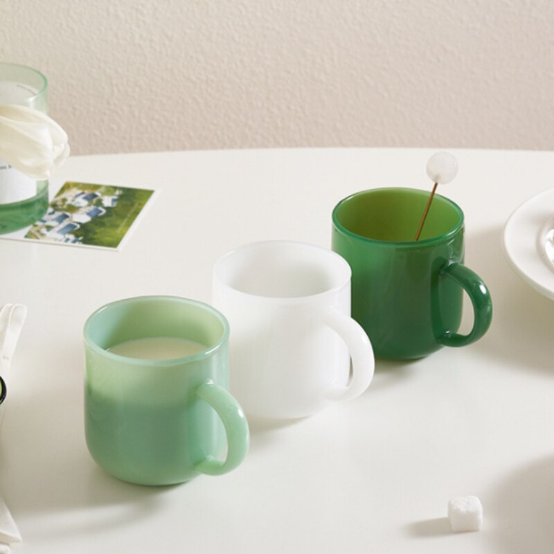 Retro Jade Glass Mug – CYL